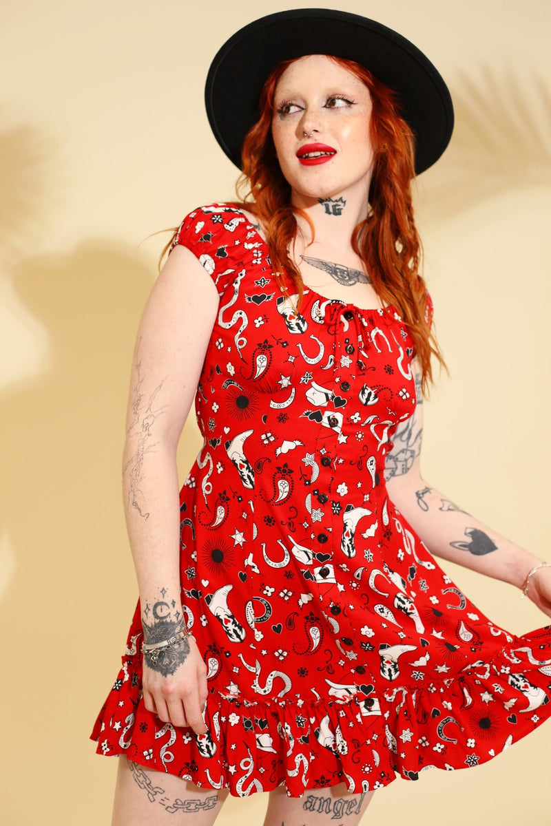 Emmylou Mini Dress – Hell Bunny