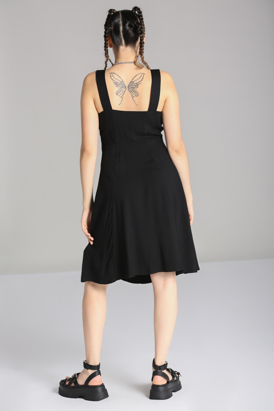 Destroya Knee Dress – Hell Bunny
