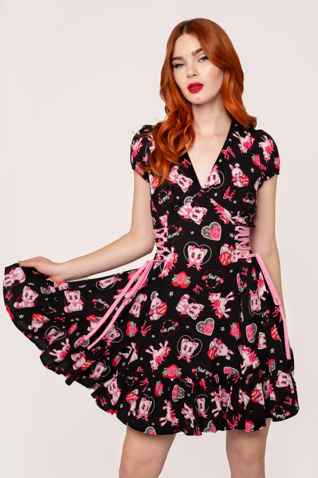 Not Into You Mini Dress – Hell Bunny