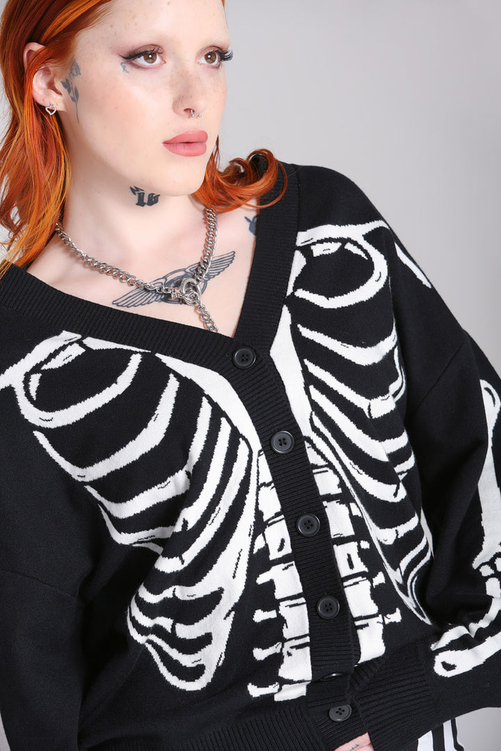 Skeleton Cardigan – Hell Bunny