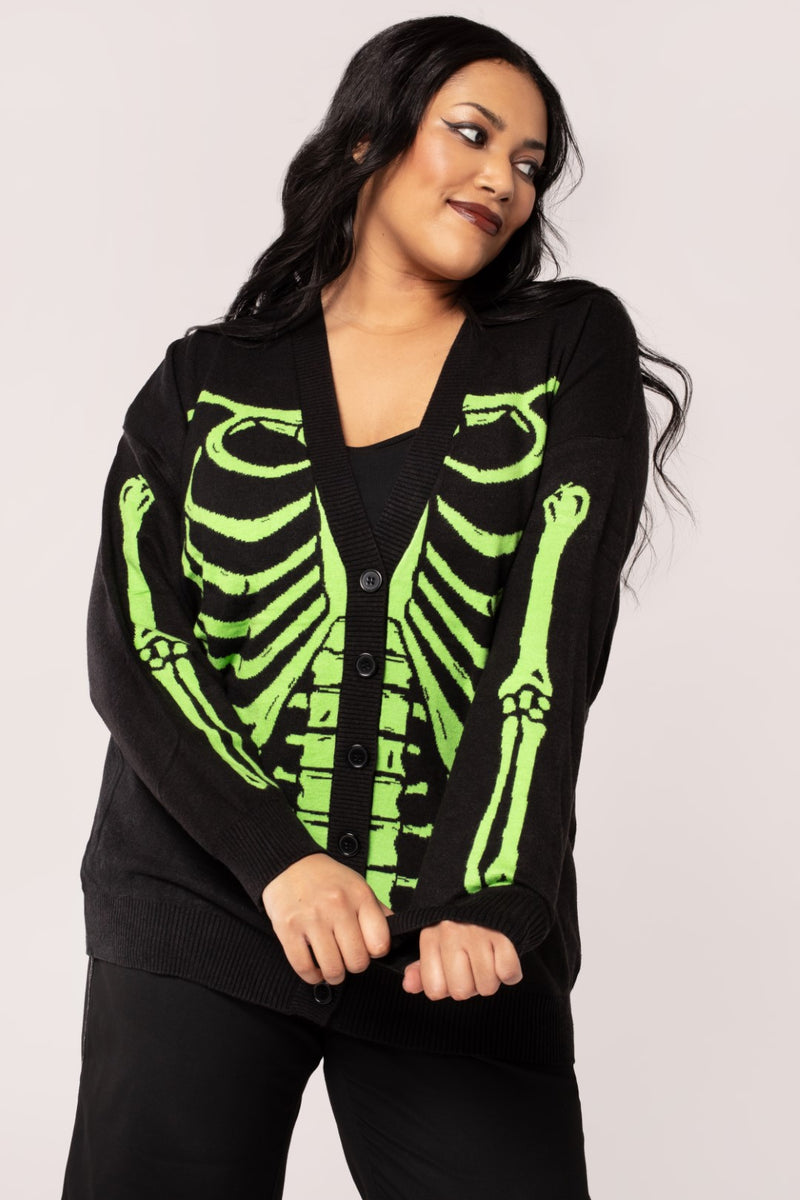 Skeleton Cardigan – Hell Bunny