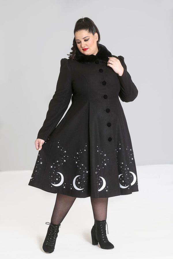 Vintage, Retro Coats, Fur Collar Coats - Hell Bunny Official