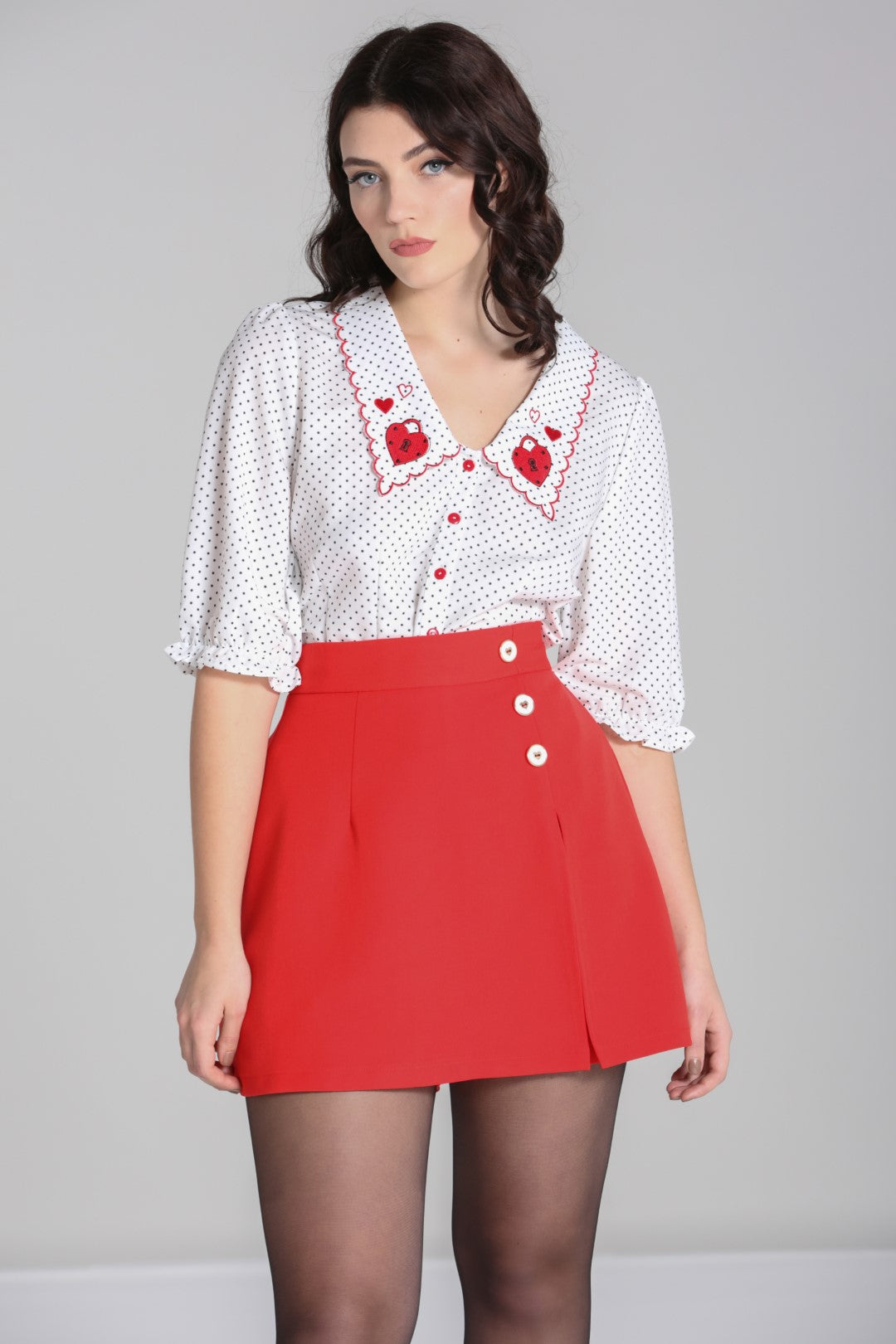 Cooper Skorts Red – Hell Bunny