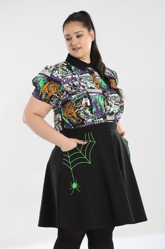 Miss Muffet Mini Skirt – Hell Bunny