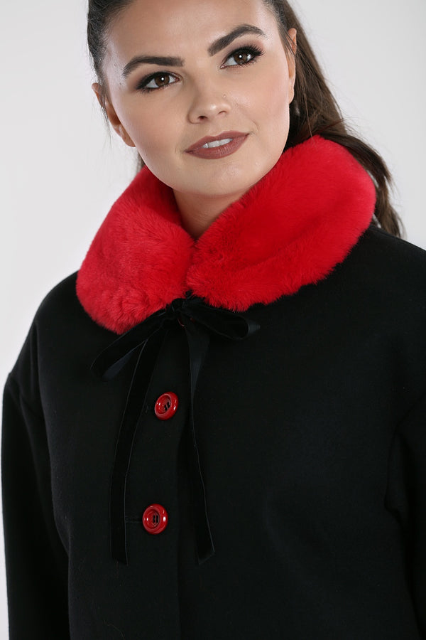 Vintage, Retro Coats, Fur Collar Coats - Hell Bunny Official